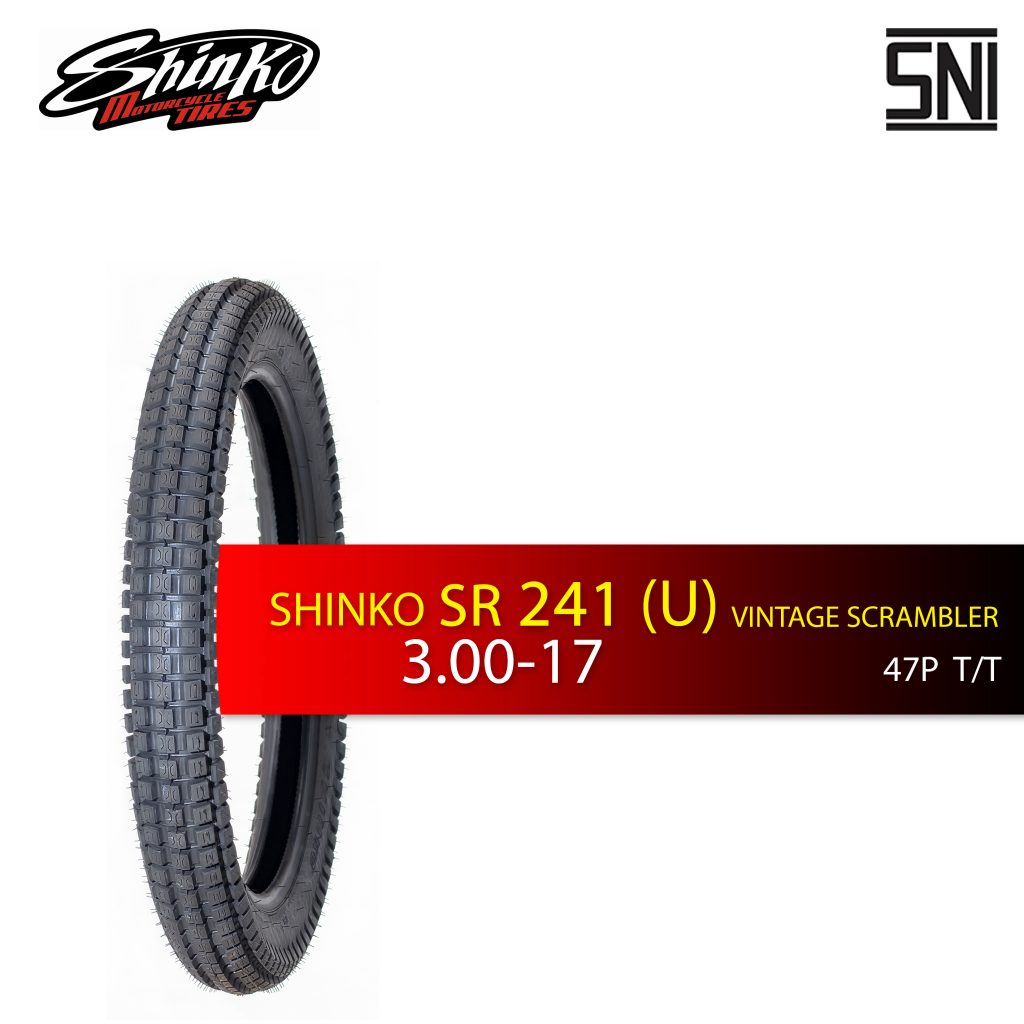 SR 241 (U) 3.00-17 (47P) - Shinko Tire Indonesia