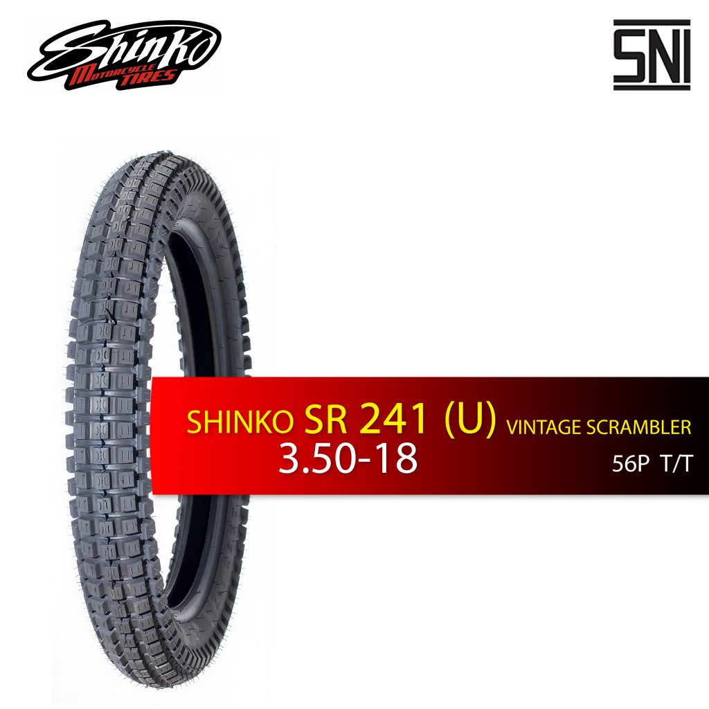 SR 241 (U) 3.50-18 (56P) - Shinko Tire Indonesia