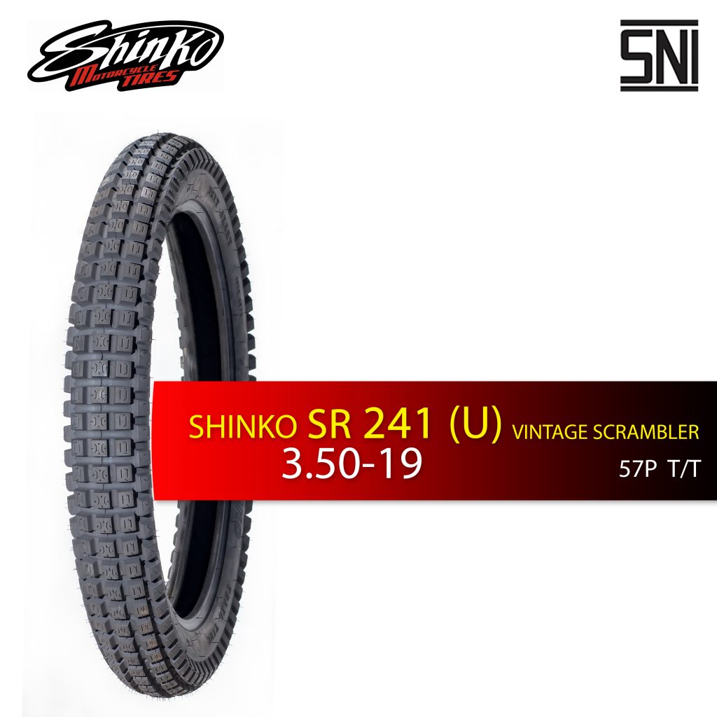 SR 241 (U) 3.50-19 (57P) - Shinko Tire Indonesia