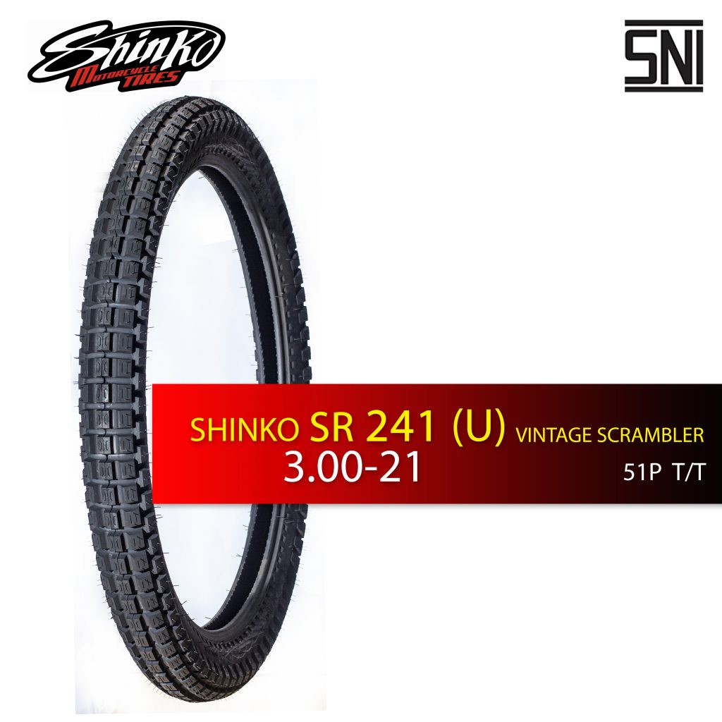 SR 241 (U) 3.00-21 (51P) T/T - Shinko Tire Indonesia